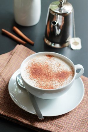 Organic Papaya Leaf Tea Latte » The Whole Serving