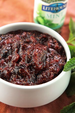 Easy Maple Fig Mint Jam » The Whole Serving