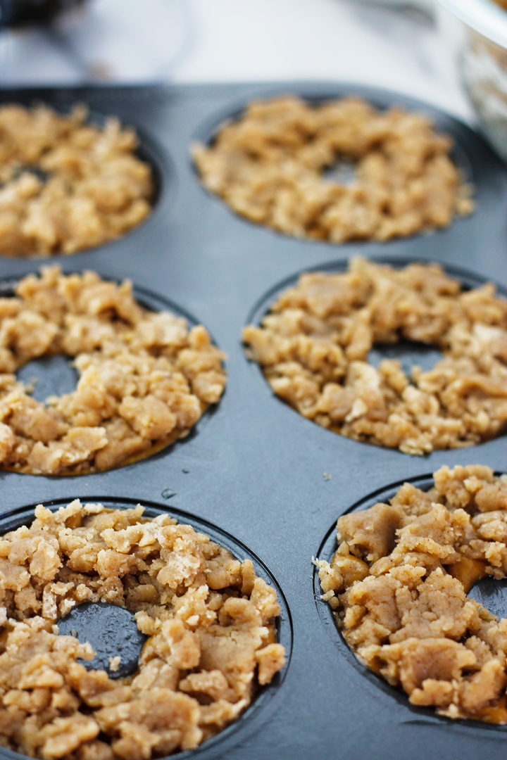 Pumpkin Spice Crumble Donuts with Cream Cheese Glaze » The Whole Serving