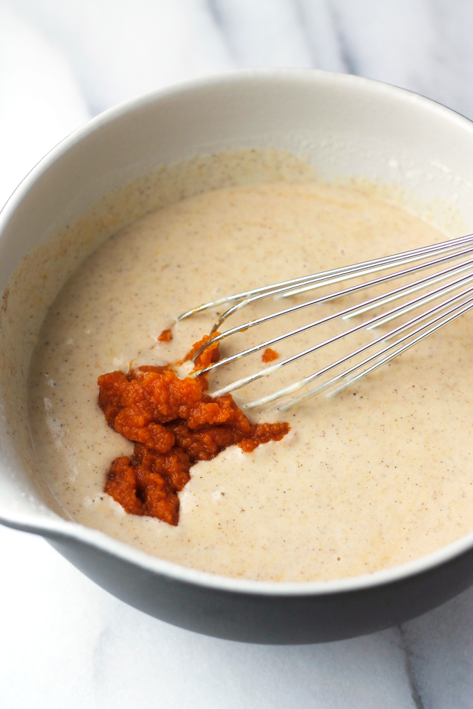 Easy Pumpkin Pancakes with Apples & Pumpkin Cream Sauce » The Whole Serving