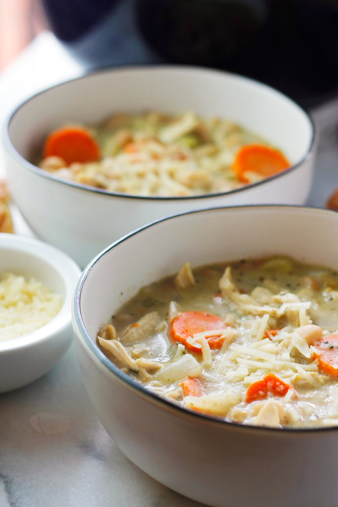 Creamy Rosemary Chicken Soup » The Whole Serving