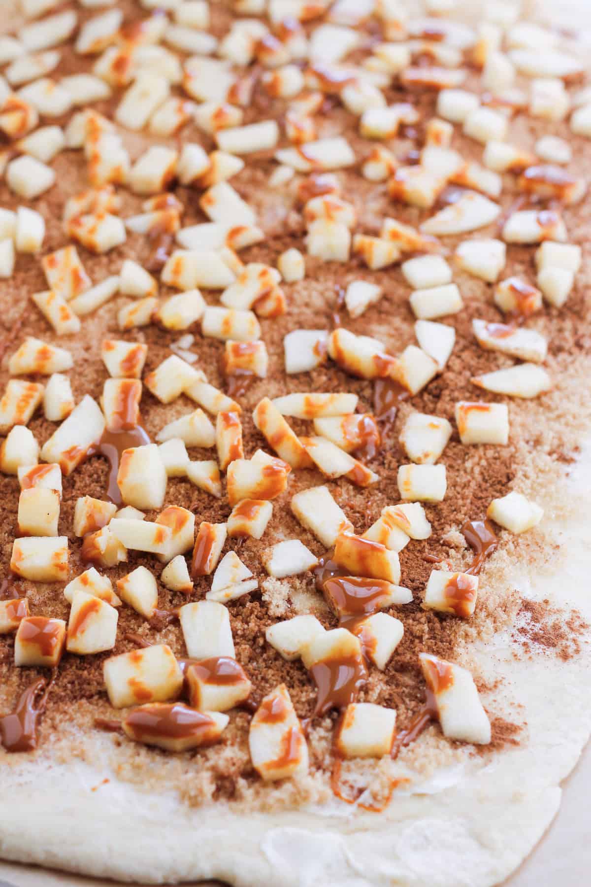 Caramel Apple Cinnamon Rolls (Moist and Tender) » The Whole Serving